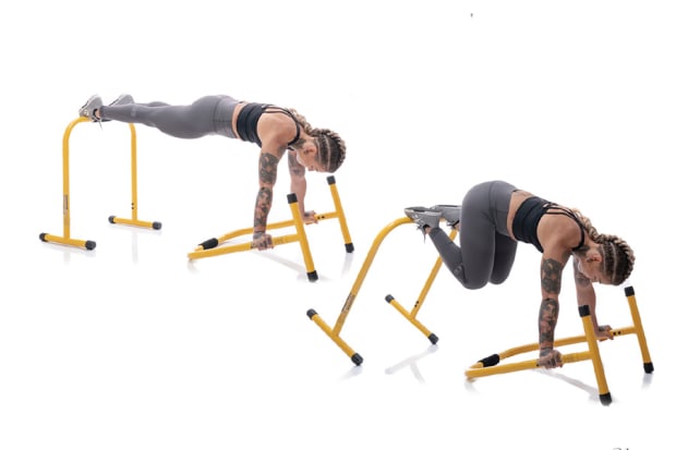 Total-Body Parallel Bar Workout | Evesfit