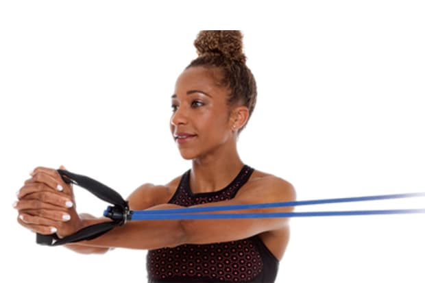 Do-Anywhere Upper-Body Resistance-Band Workout - Evesfit