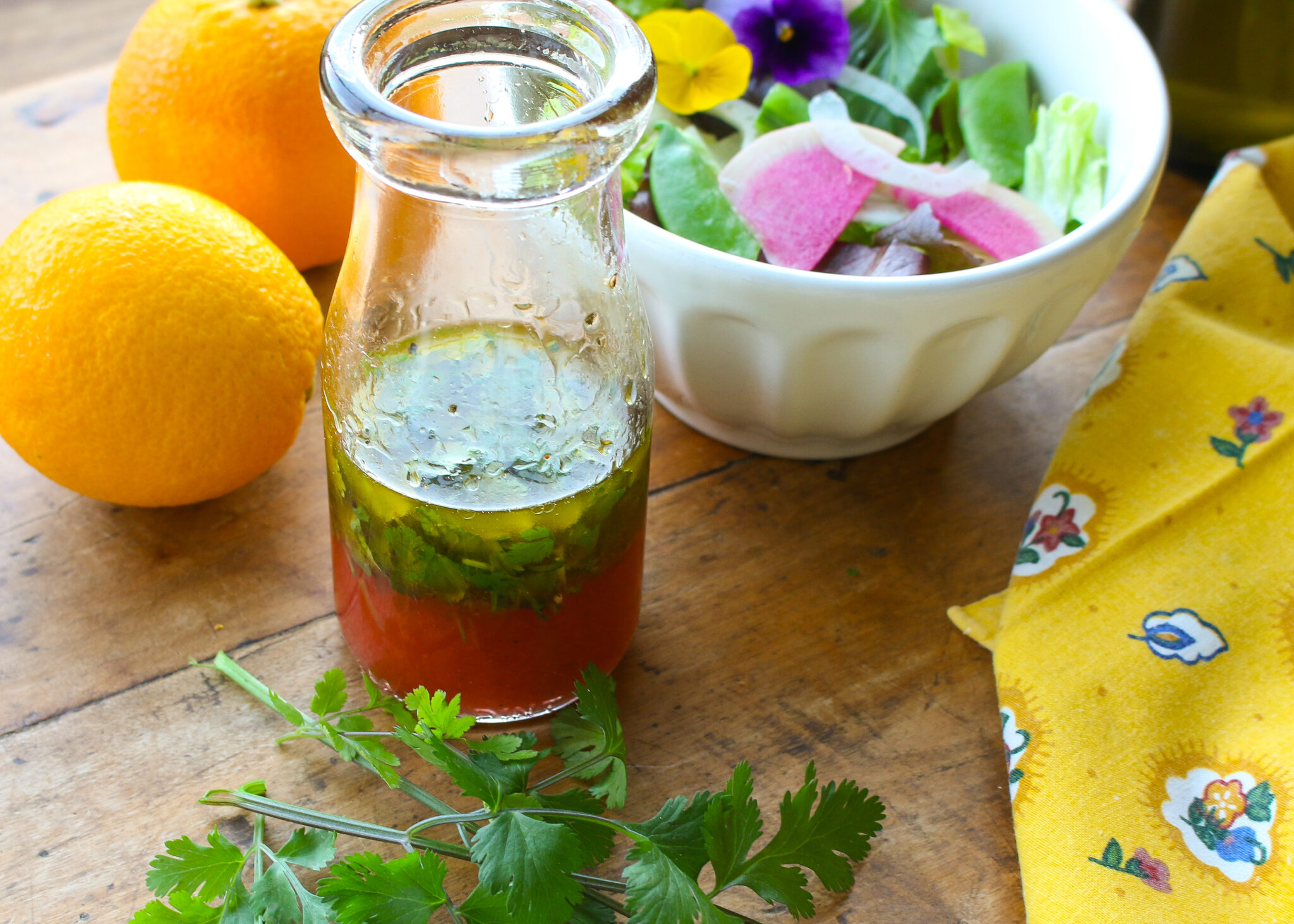 Easy Cilantro Cumin Orange Vinaigrette | Evesfit